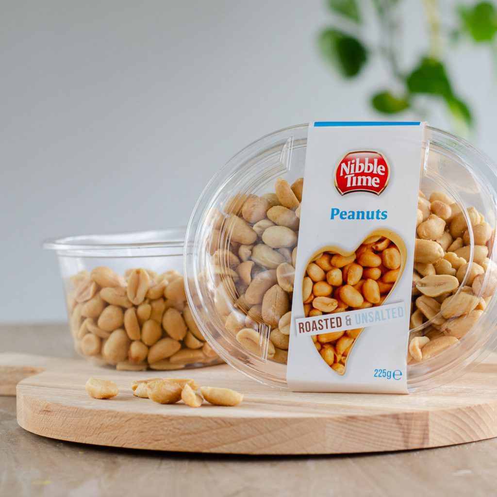 Pinda’s Geroosterd & ongezouten – Nibble Time