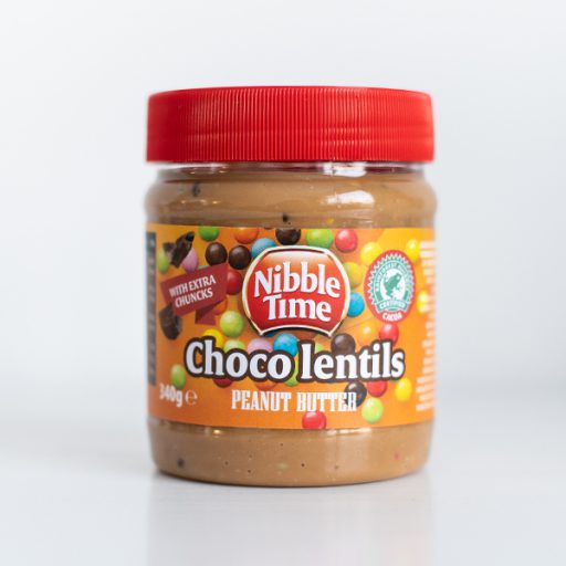 Peanut Butter Choco Lentils – Nibble Time