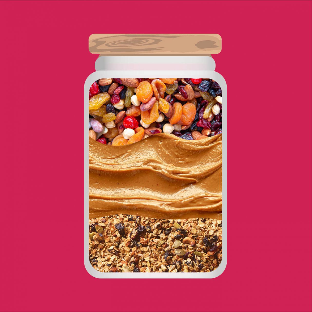 Granola Butter Fruit – Nibble Time